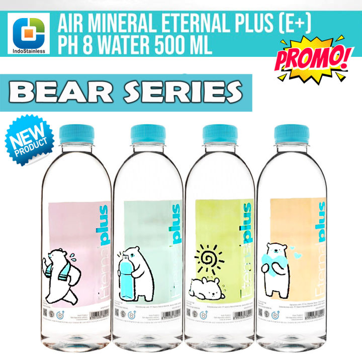 AIR MINERAL ETERNAL PLUS (E+) 500ML WATER FOR FAMILY PH 8+ ALKALINE ...