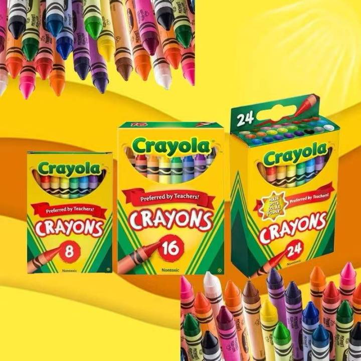 Original Crayola( 8 Colors 16 Colors 24 Colors) Learn and Play Crayola ...