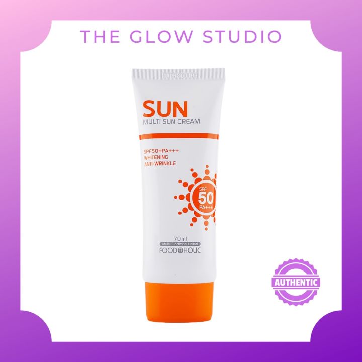 Foodaholic Multi Sun Cream SPF50+ PA+++ 70ml | Lazada PH
