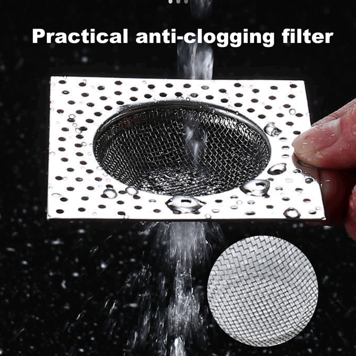 Stainless Steel Floor Drain Filter Strainers Kitchen Anti-clogging ...