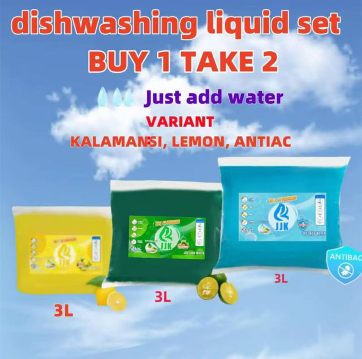 JJK DIY Dishwashing LIQUID KIT 3Lto15L Easy Mix formula Calamansi ...