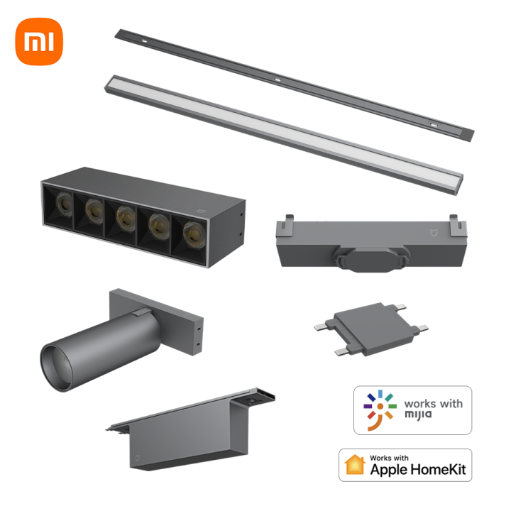 Xiaomi 5mm Ultra thin Ceiling Mount 45V Magnetic Track light System Led ...