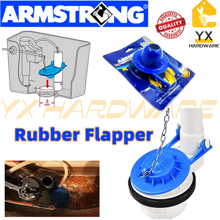 ARMSTRONG RUBBER FLAPPER STANDARD TOILET TANK RUBBER FLAPPER DRAIN ...