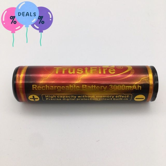 Battery 18650 TrustFire แท้ ถ่านชาร์จ18650 /3.7 v. #ถ่านชาร์จ #ถ่าน ...