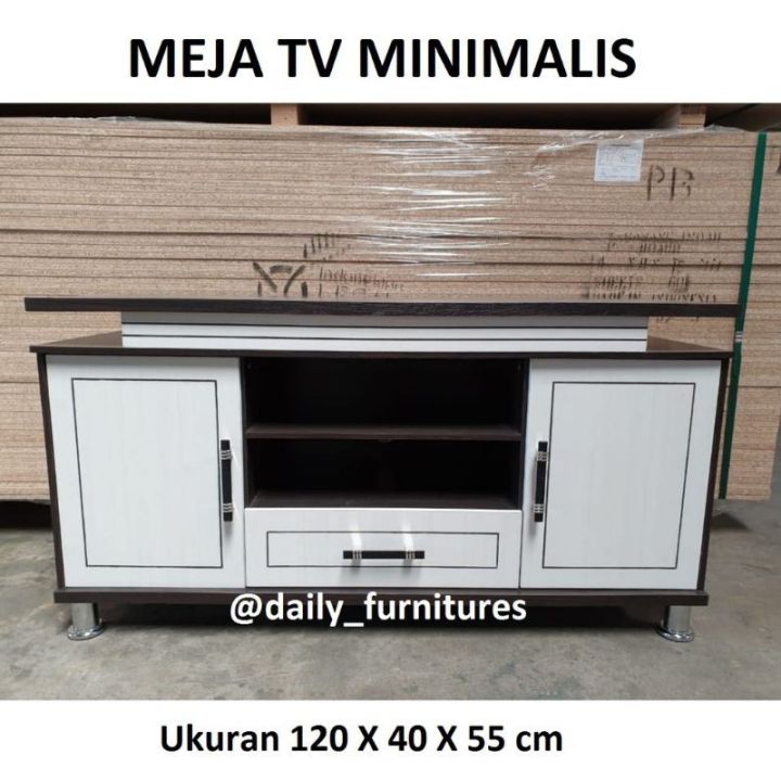 Meja TV Buffet Minimalis ukuran 120 [JTR] | Lazada Indonesia