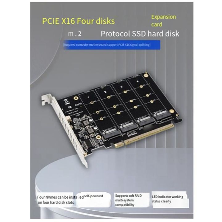 PCIEX16 NVME PCB PH44 NVME 4-Disk Array Card PCIE Signal Split Array ... PCIEX16 NVME PCB PH44 NVME 4-Disk Array Card PCIE Signal Split Array ...