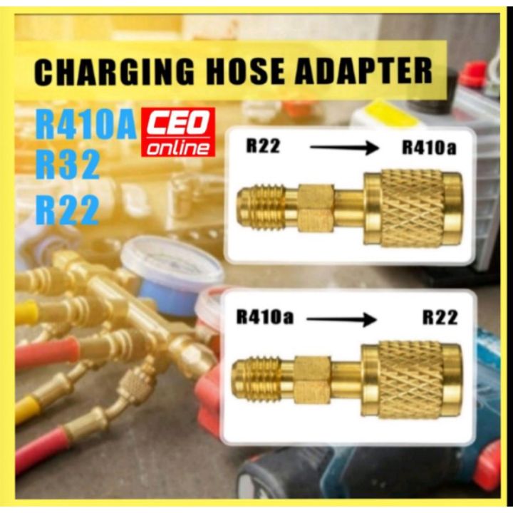 CEO 🇲🇾 Adapter R410 Adapter R32 Adapter R22 Adapter R32 Charging Hose ...