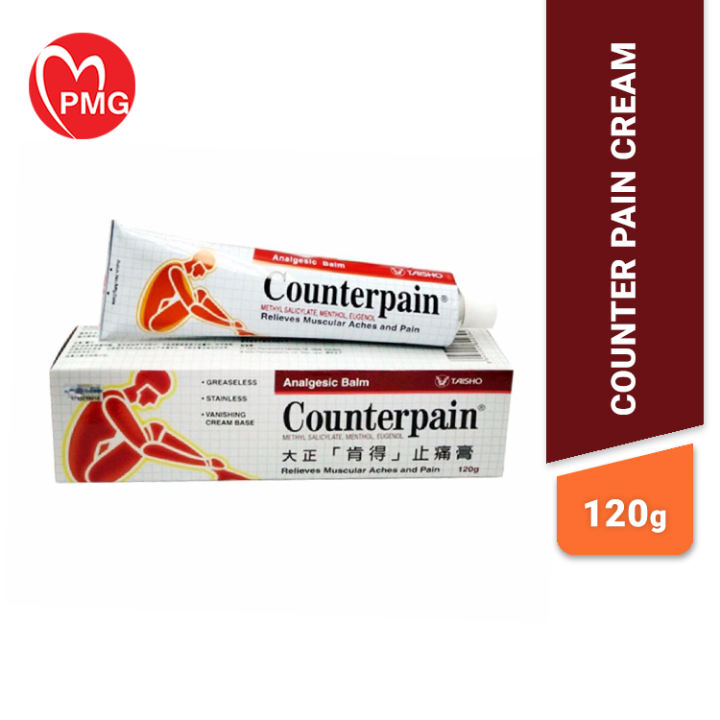 [PMG PHARMACY] Counterpain Cream 120g | Lazada