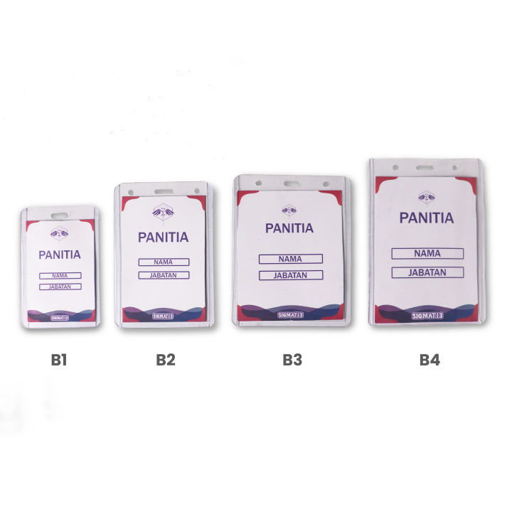 CUSTOM ID CARD PANITIA / CUSTOM ID CARD EVENT Bahan Kertas Tebal Bisa ...