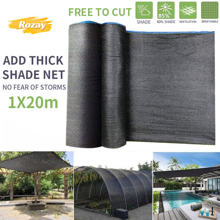 Anti UV 90% Sun Shade Net black Outdoor Garden Net Farm Net Greenhouse ...