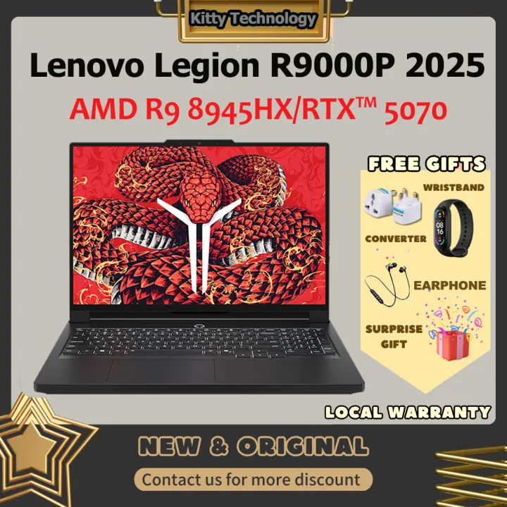 2025 Lenovo Legion R9000P Gaming Laptop/AMD R9 8945HX RTX5070 Legion ...