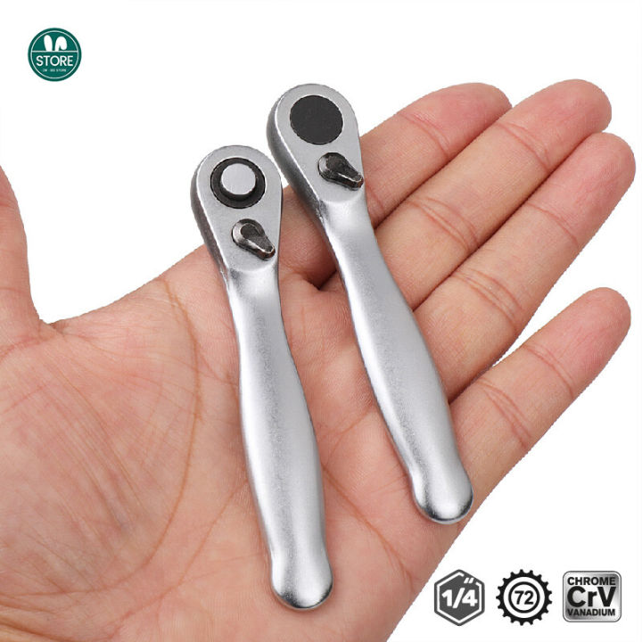 Mini 1/4 ratchet wrench single-end quick socket ratchet wrench ...