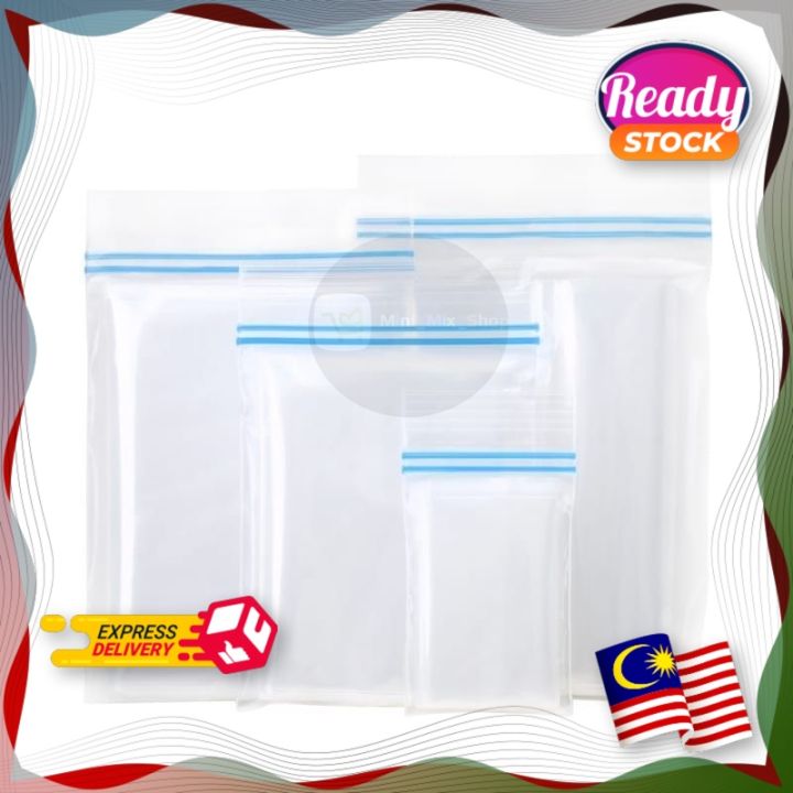 Food Grade Super Thick Double Zip Lock Plastic Bag (thick 0.15mm ...