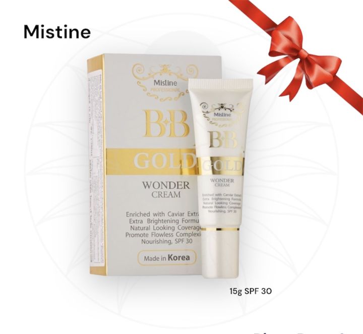 Mistine BB Gold Wonder Cream มิสทีน บีบี โกลด์ วันเดอร์ครีม ขนาด 15กรัม SPF 30 กันแดด | Lazada.co.th