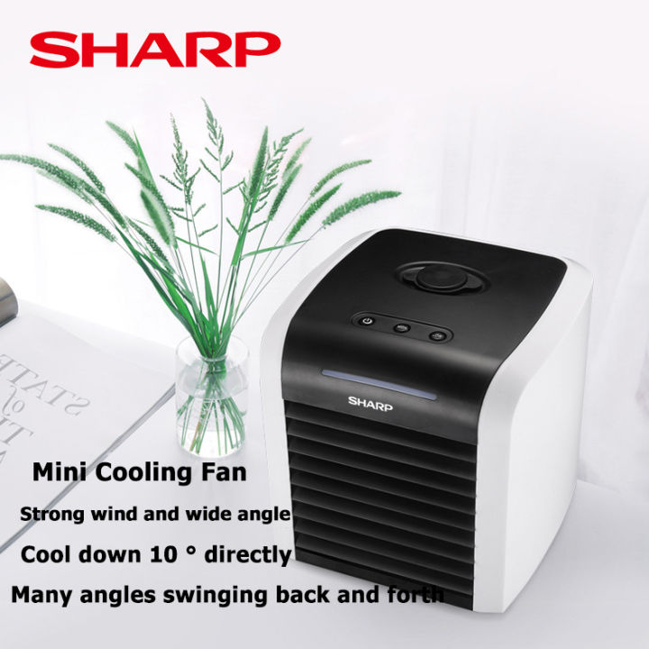 Sharp Portable Air Cooler Fan Aircon Fan Mist Cooling Fan Humidifier ...