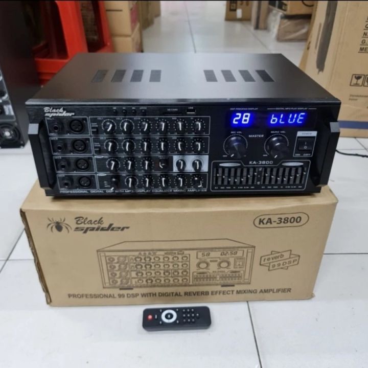 Power ampli blackspider ka3800 amplifier 2000 watt reverb ka 3800 ...