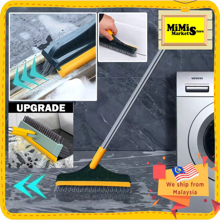 MIMI 2 Type Ready Stock~Toilet Brush + Scraper V Shape Rotate Brush ...