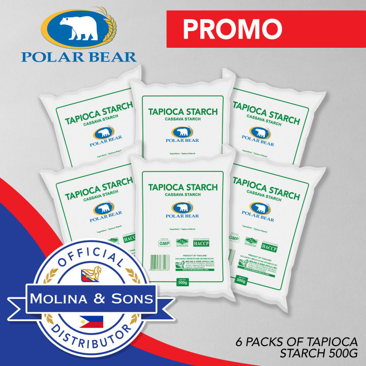 POLAR BEAR TAPIOCA STARCH 500G PACK OF 6 | Lazada PH