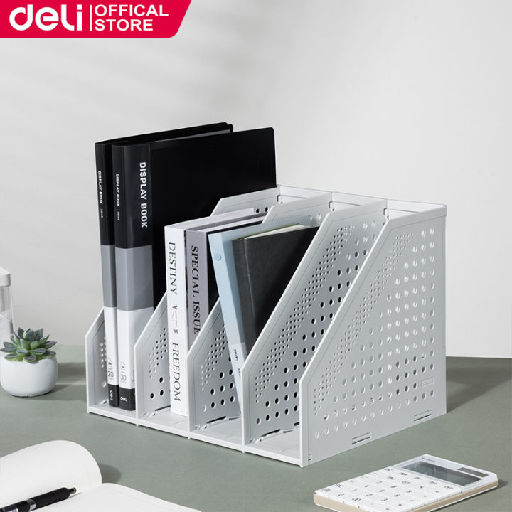 Deli Office File Holder Triple Plastic File Basket E78995 | Lazada PH