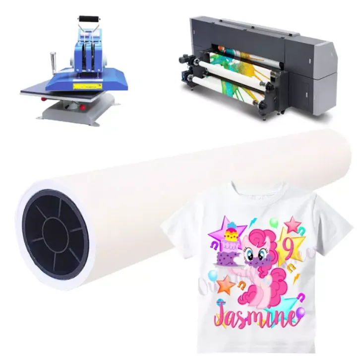 Kertas Sublim Gramasi 70gram Ukuran 1.6m x 150m Mesin Printer Digital ...