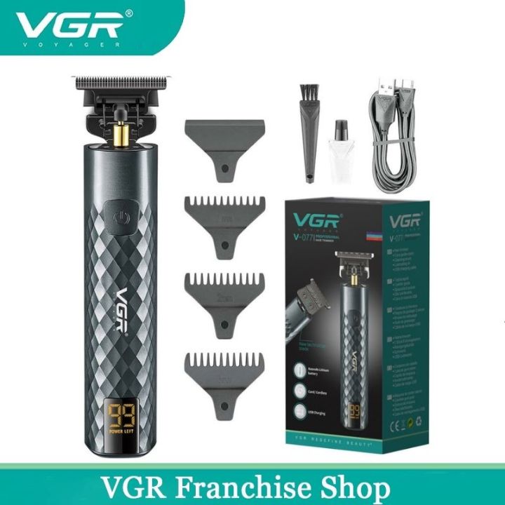 VGR V-077 Professional hair trimmer for men electric beard hair clipper rechargeable lithium ...