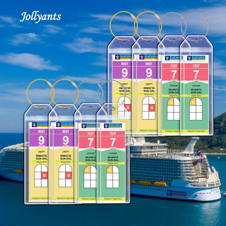 Cruise Luggage Tag for Royal Caribbean Cruise Ship Tag Holders , Clear ...