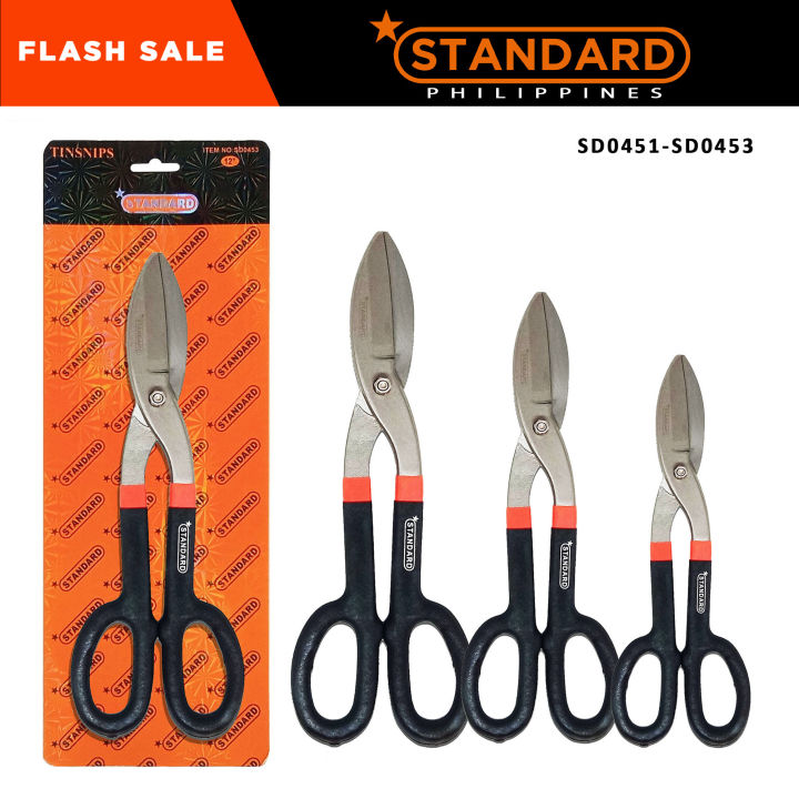 Standard Scissor Tin Snip tools 8‘/10'/12’ High quality professional Tools Brand New (SD0451 ...