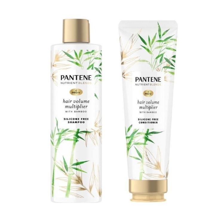 Pantene Nutrient Blends Hair Volume Multiplier Shampoo 270ml ...
