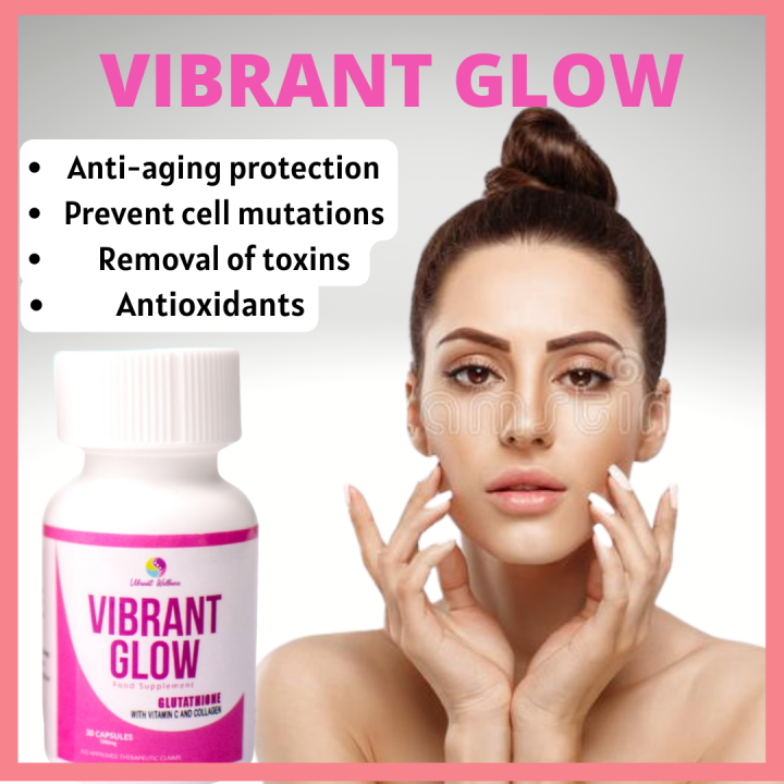 Vibrant Glow 30 Capsule | Glutathione Capsule | Vibrant Wellness ...