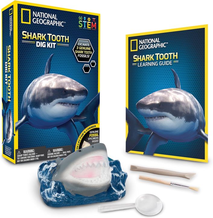 National Geographic 80473 Shark Teeth Dig Kit | Lazada PH