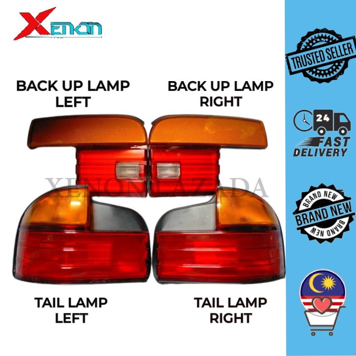 PROTON WIRA 1992 TAIL LAMP / BACK UP LAMP (RED / ORANGE) | Lazada