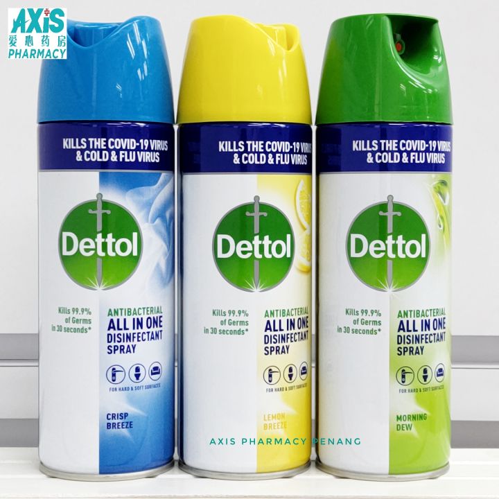 DETTOL DISINFECTANT SPRAY 450ML by Reckitt Benckiser | Lazada