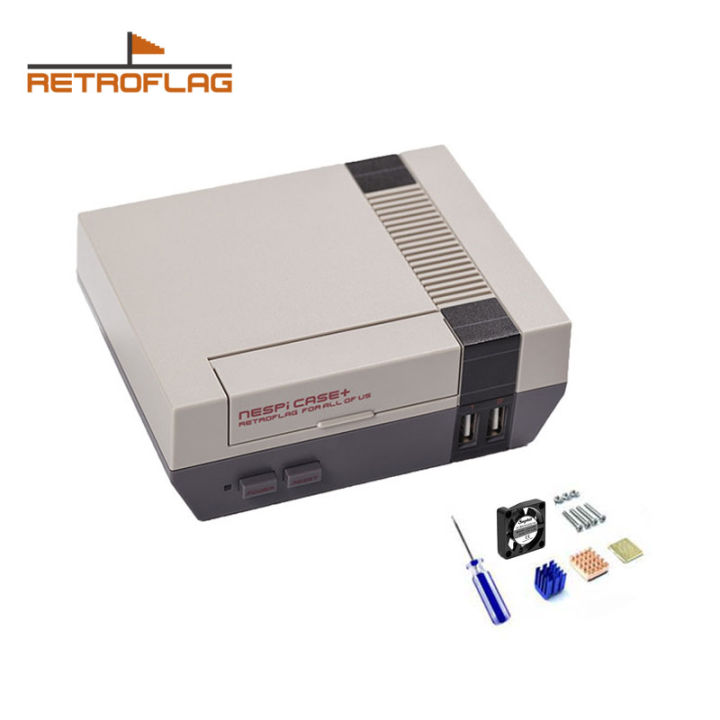 Original Retroflag Nespi Case Plus Functional Power Button With Safe Shutdown For Retropie 