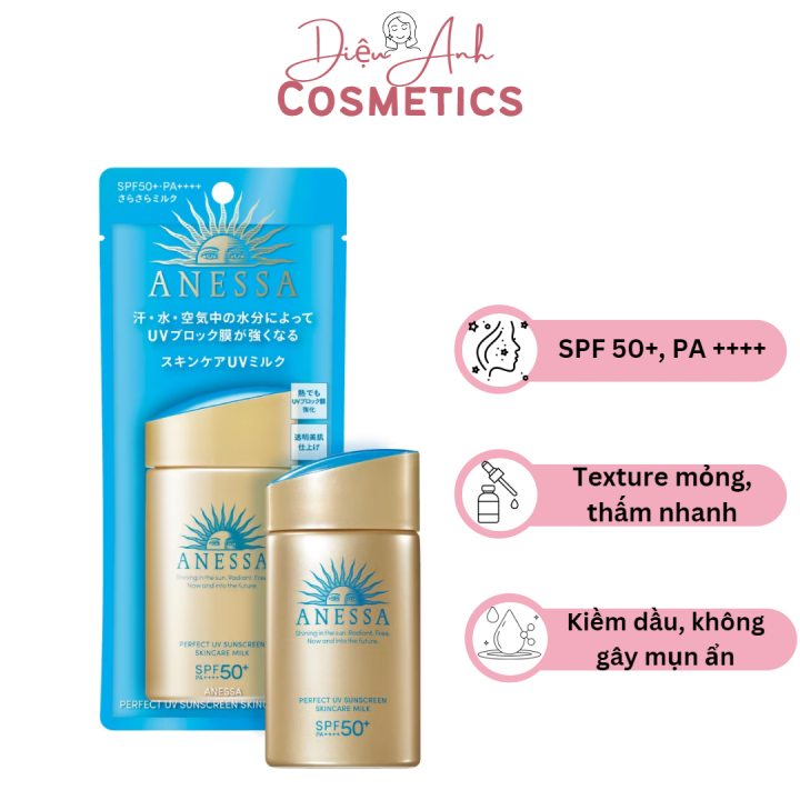 Kem chống nắng dưỡng da bảo vệ hoàn hảo Anessa Perfect UV Sunscreen ...