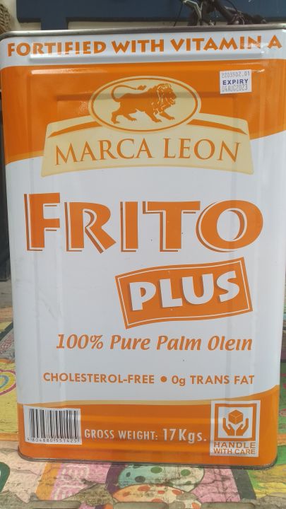 Palm Oil Marca Leon Frito Plus in 17KG Tin Can | Lazada PH