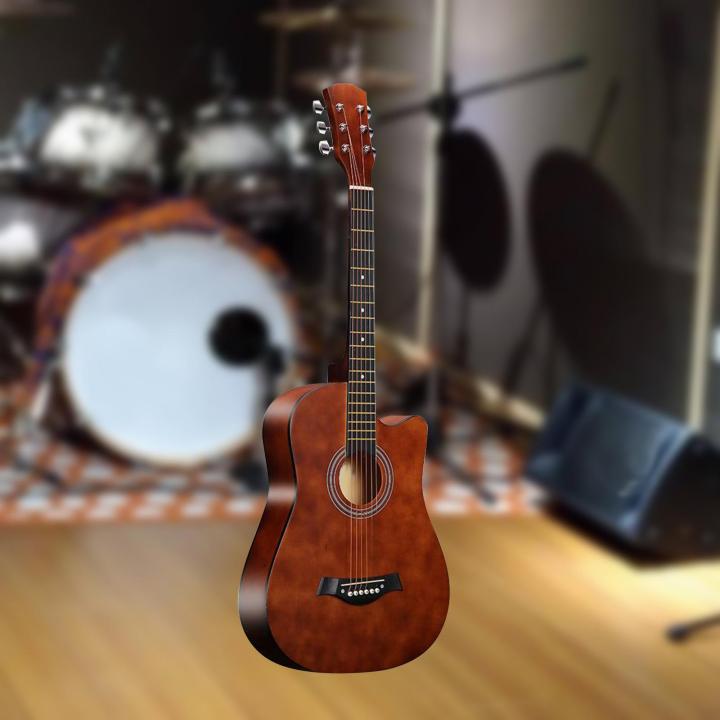 BNMUSIC 38'' Beginner Classical Acoustic Guitar 6 Strings Guitar Easy ...