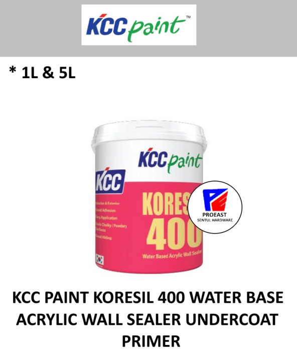 KCC Paint Koresil 400 Water Base Acrylic Wall Sealer Undercoat Primer ...