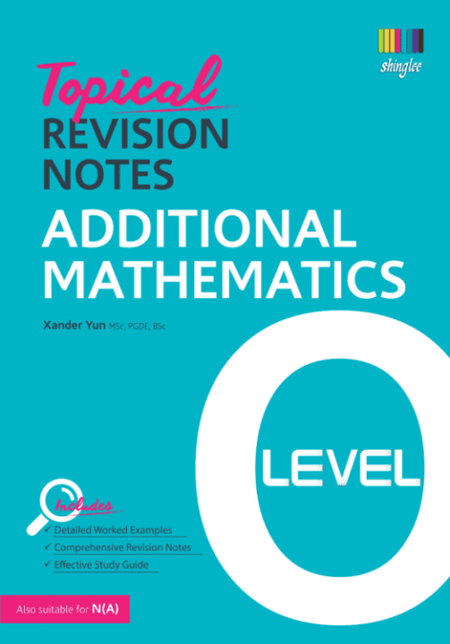 Topical Revision Notes Additional Mathematics O Level | Lazada
