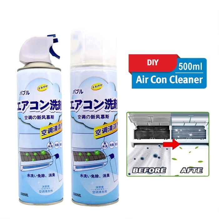 Self Service Air Conditioner Cleaning Spray 500ml For Air Cond Dust ...