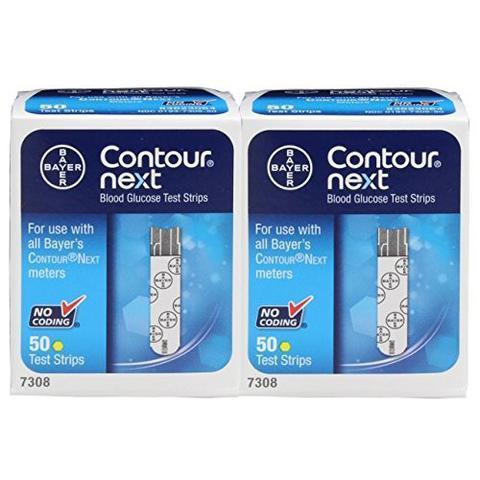 Bayer Contour Next Blood Glucose Test Strips, 100 Strip (1 Count ...