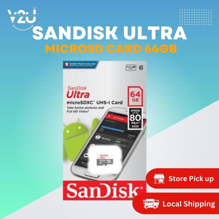 Sandisk Ultra Micro SD Card 64GB | Lazada Singapore