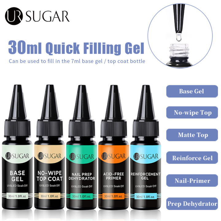 UR SUGAR 30ml Reinforce Gel Nail-Primering Refill Package Soak Off UV ...