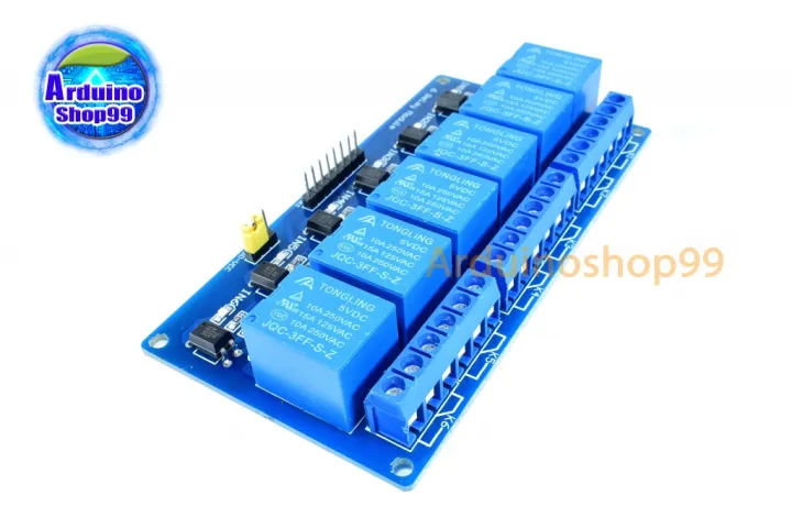Relay 6 Channel 5V Relay Module With Optocoupler Protection Low Level ...