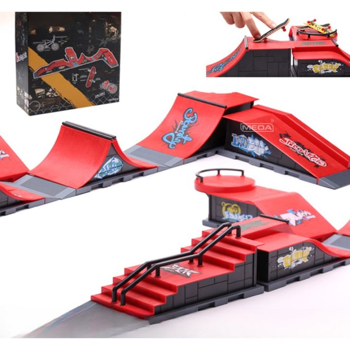 Finger Skateboards DIY Skate Park Ramp Parts for Tech Deck Scene Venue ...