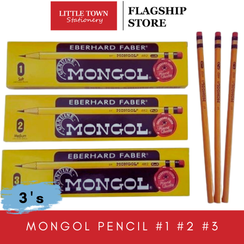 3pcs Mongol Writing Pencil Sketch Pencil | Lazada PH