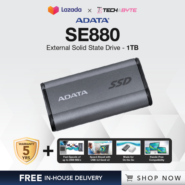 [FAST SHIP] Adata Elite SE880 External Solid State Drive | Lazada Singapore
