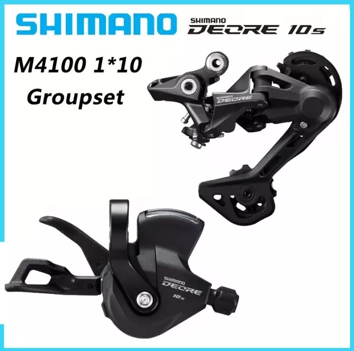 Shimano Deore M4100 M5120 10 Speed Groupset 1X10 Speed MTB Mountainbike SL-M4100 Right Shifter ...