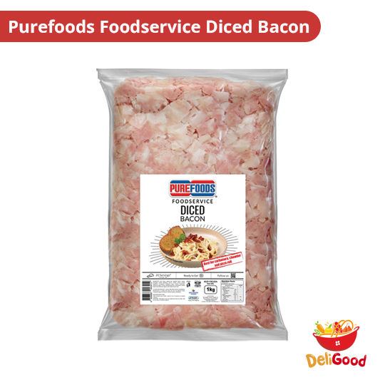 Purefoods Foodservice Diced Bacon 1 kilo | Lazada PH