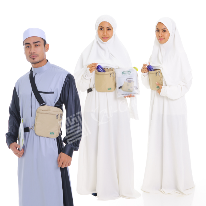 Slingbag Haji Umrah SALAMA HAJJ SAFE /Beg Sandang Haji / Beg Haji /Anti ...