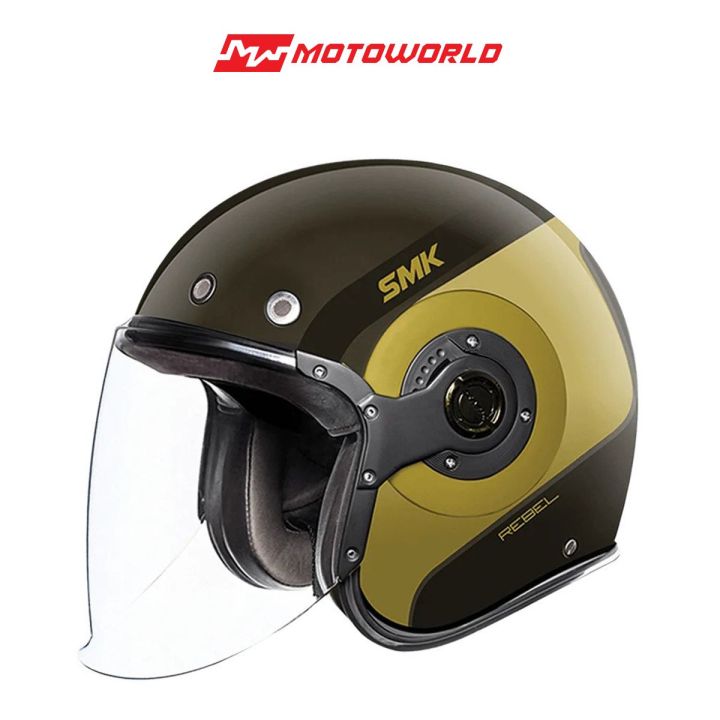 SMK Motorcycle Open Face Helmet Retro Rebel | Lazada PH